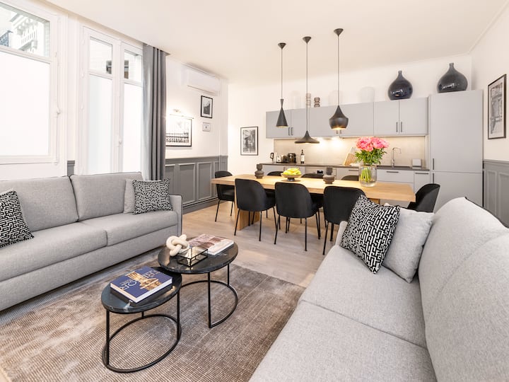 Livinparis | Luxury A/c 4 Bedrooms Auteuil Eiffel - Le Parc des Princes