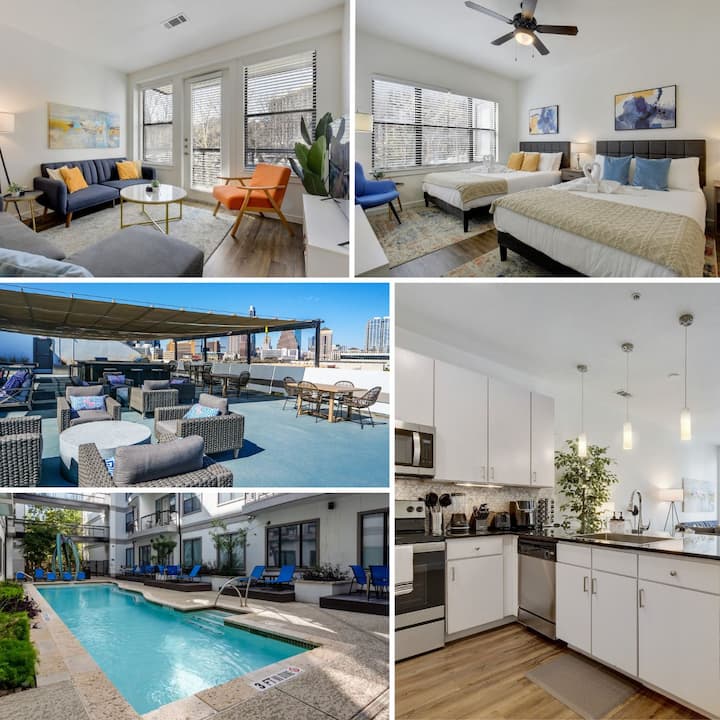 Urban Paradise ~ Pool, Gym, Rooftop, Free Parking