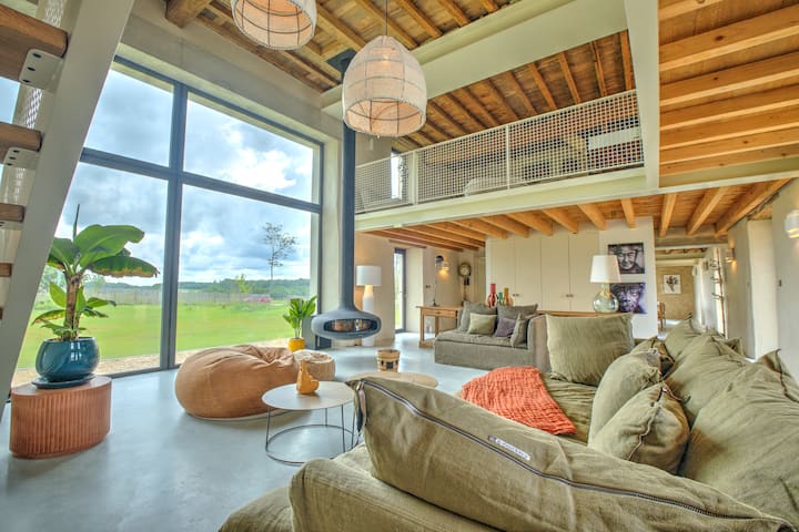 Magnifique Ferme Avec Terrain De Paddle & Piscine - Mareuil