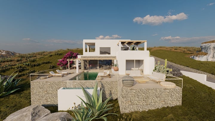 Nostos Brand New Private Villa 1 - Pitsidia