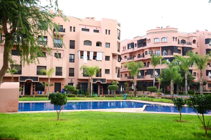 Duplex Dans Une Résidence Calme Et Paisible - Marrakech