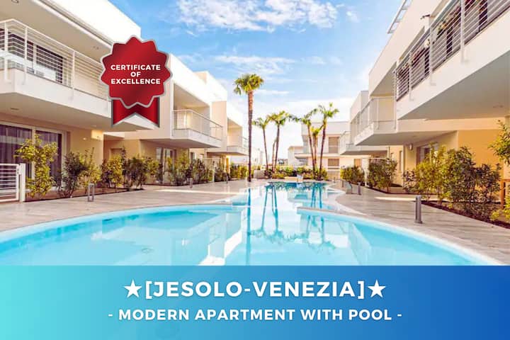 [Jesolo-venice] Modern Apartment With Pool - Venice