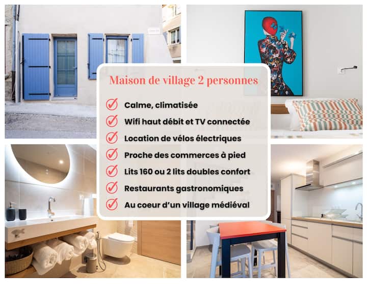 Maison De Village Pour 2 Personnes - Soyans