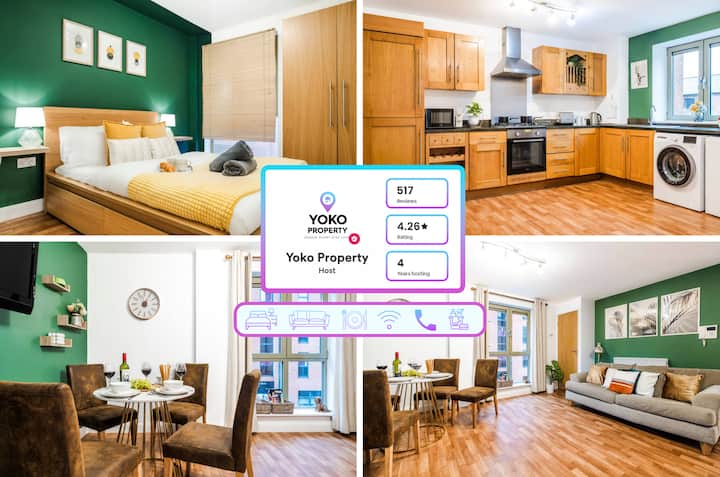 Emerald Retreat - Free Parking, Fastwifi & Smarttv - Derby