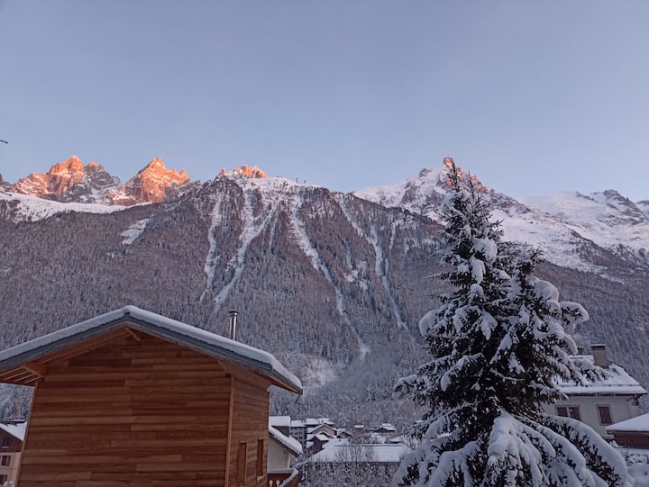 Chalet Face Mt Blanc - Centre De Chamonix, Parking - Chamonix-Mont-Blanc