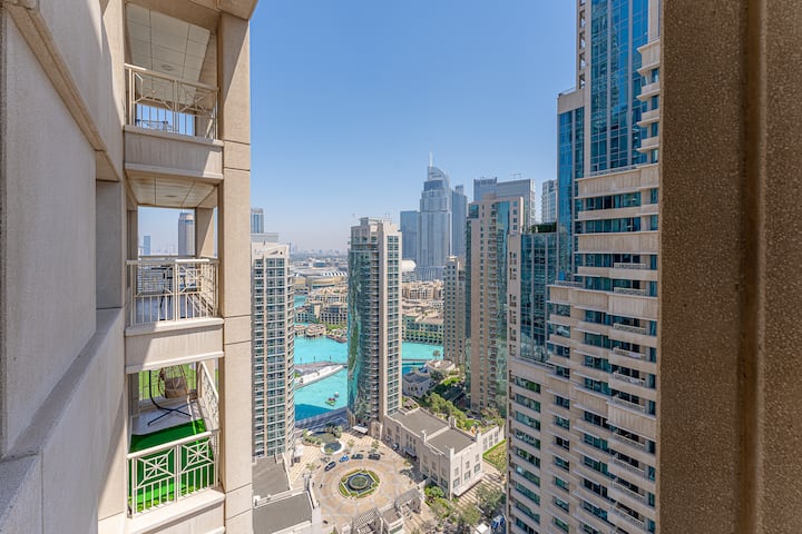 Central 1br With Downtown Fountain Views - Dubai