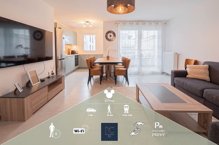 *Disneyland-paris* 6 Pers, Wifi, Parking - Chessy