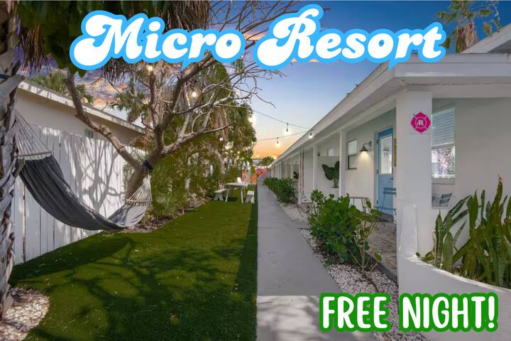 Free Night: Private Micro-resort |Rent All 4 Units - St. Pete Beach