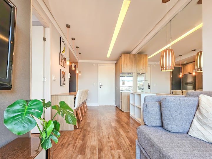 Apartamento Aconchegante No Centro De Curitiba - 쿠리티바