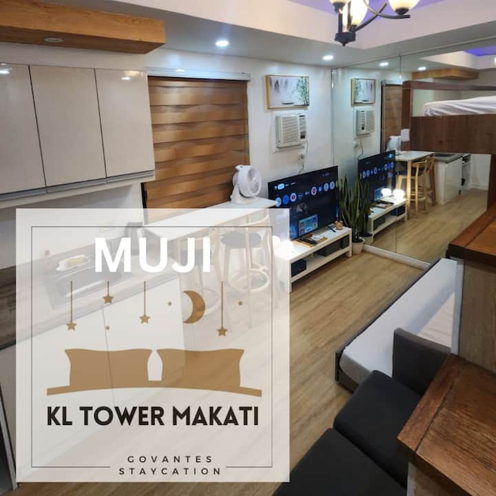 Muji Unit Kltower Makati (Greenbelt) W/pool Access - Makati