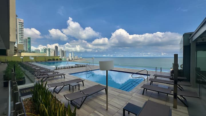 Great Ocean View Apartment - H2 - Cartagena