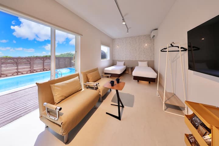 【Vip Cottage】with Pool/4 Ppl -