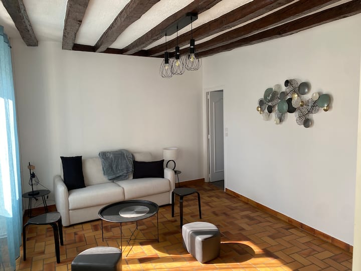 Maison De Village Entière Avec Jardin Privé - Sarthe