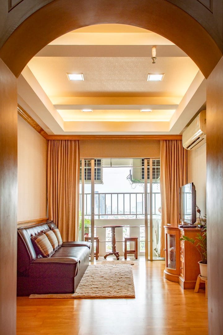 [2bdr] The Wooden Room Local Bangkok 2 Minutes Mrt - Bangkok