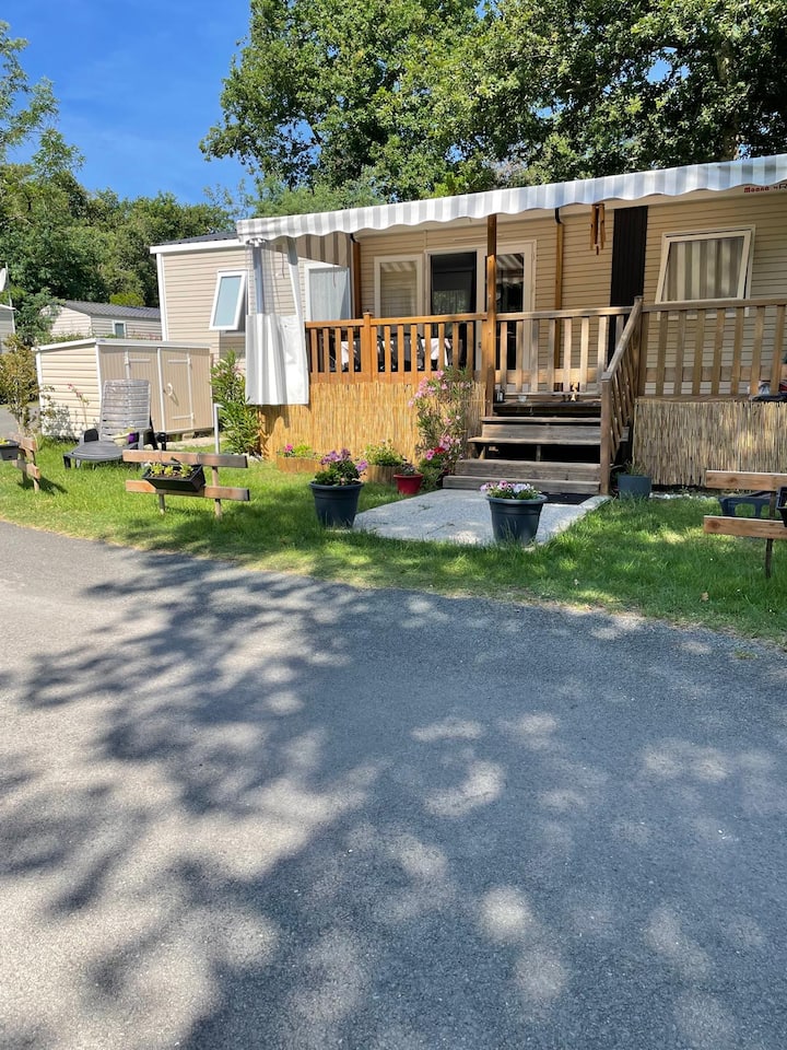 Mobil Home Dans Camping Le Domaine De Soulac 4* - Soulac-sur-Mer