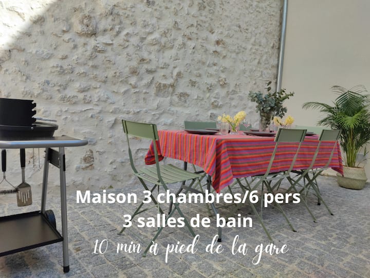 Maison Spacieuse Avec Extérieur à 2 Pas Du Centre - Orléans