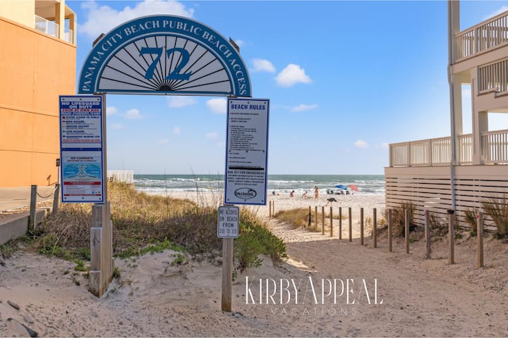 2br Beach Escape 3 Min. To Beach + K Bed | Pool - Panama City Beach, FL