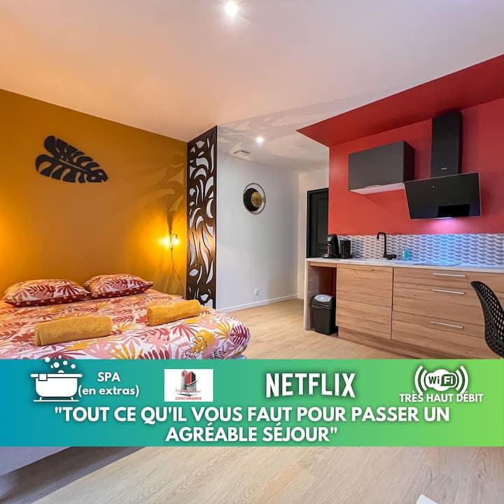 La Feuilleraie N1-standingappart-wifi-proche Ville - Mervent