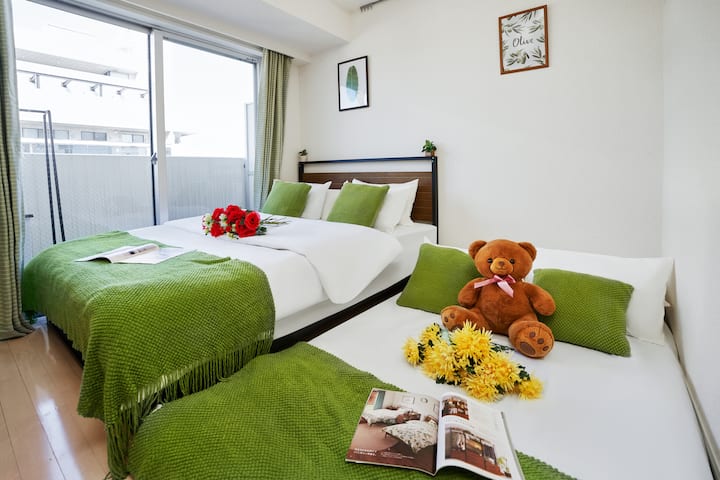 Jr錦糸町北口走路约5分钟 ！靠近浅草和晴空塔！房源在6楼，有电梯，交通方便。有阳台，房间隔音效果好 - Tokyo