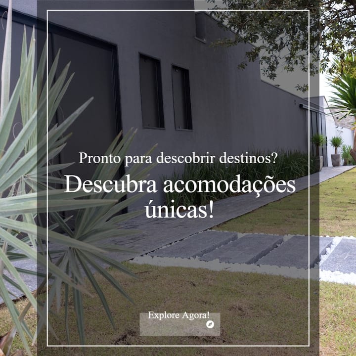 Modern House In Gated Community - Uberaba
