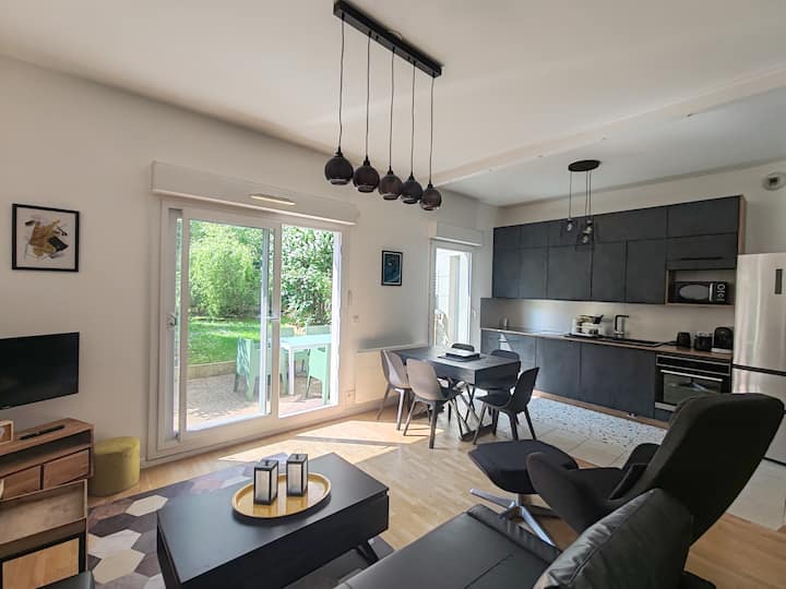 Charmant Apt Avec Jardin, Calme, Proche Transports - Nanterre