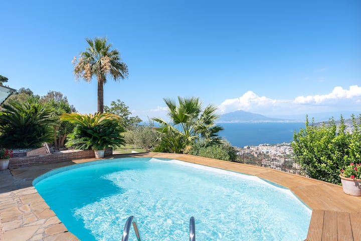 Incredible Sea View Villa In Amalfi Coast - Vico Equense