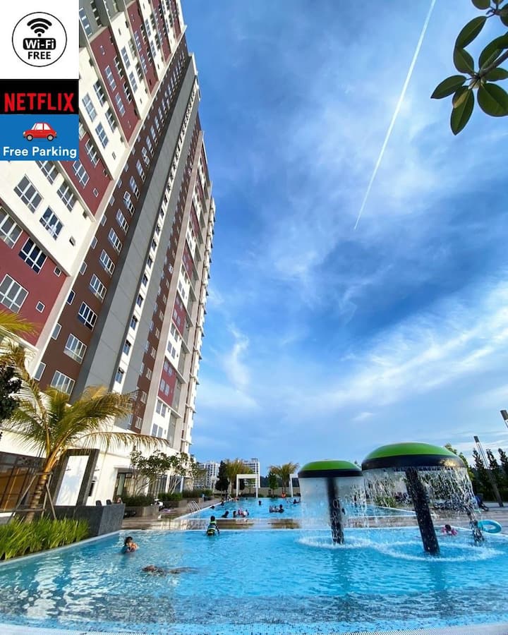 Cupidwood @ Ostia Bangi + Pool/wifi/neflix/parking - Bangi