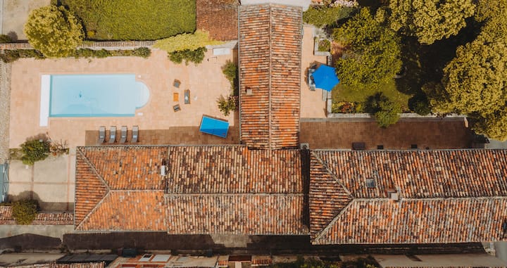 Maison Coeur De Bastide-piscine, Ping Pong & Jeux - Lot-et-Garonne