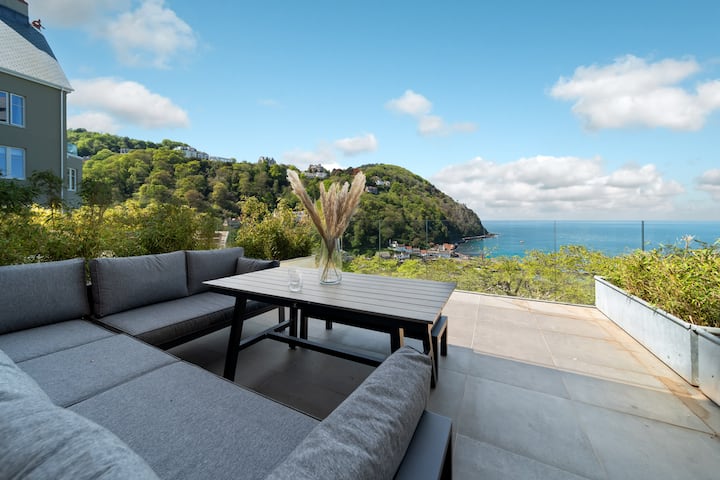 Sea View Luxury For Families | Terrace | Parking - Exmoor