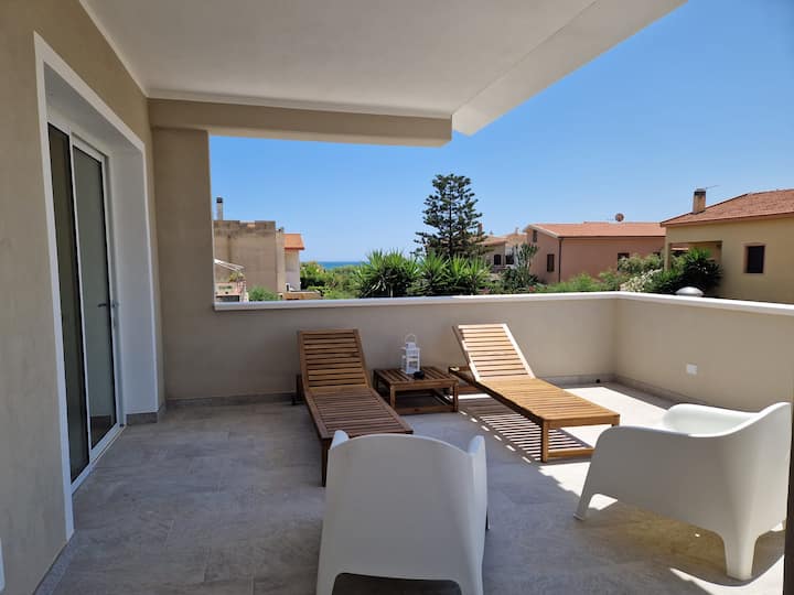 Pregiata Casa Sul Mare Con Terrazza Panoramica - Capoterra