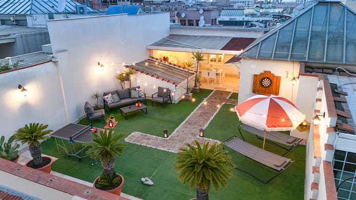 150mq Rooftop Paradise - Spacious Private Terrace - Bari