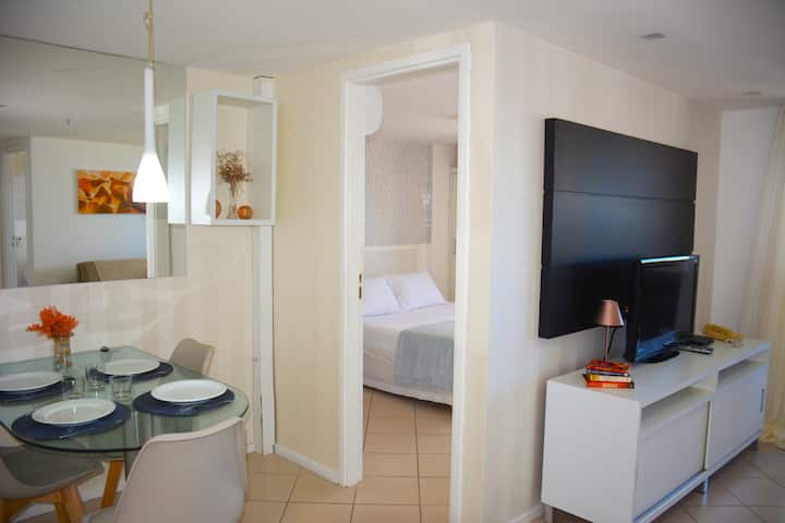 Hotel Apto706, Vista Mar, 2 Suítes, Vaga Garagem - Natal