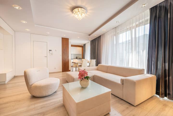 *Apartament W Browarze, Max.4 Osoby, Free Parking! - Krakow