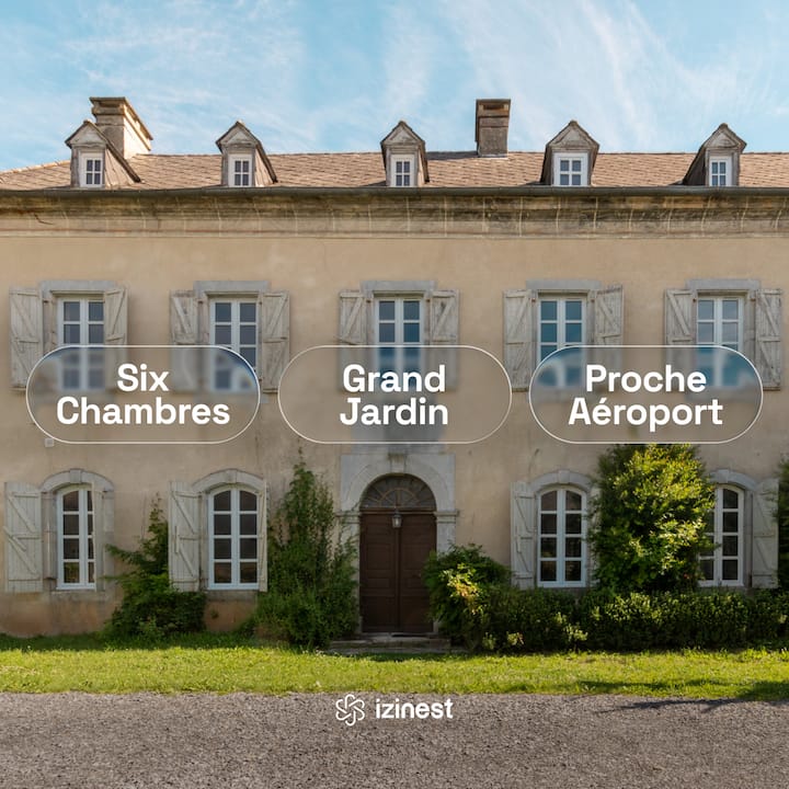 La Maison Tonio - 6 Chambres - Proche Aéroport - Lourdes