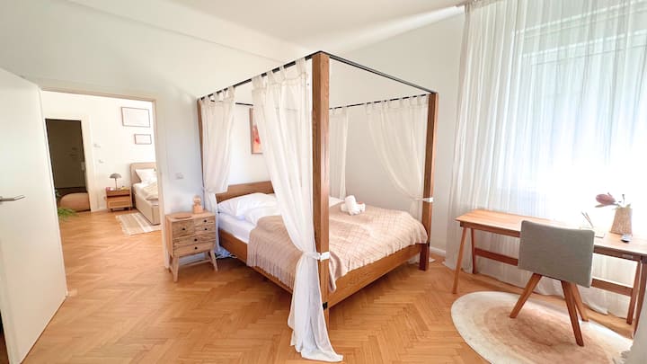 Cozy Apartment - Garden View, 2 Br, Quiet & Bright - Wien