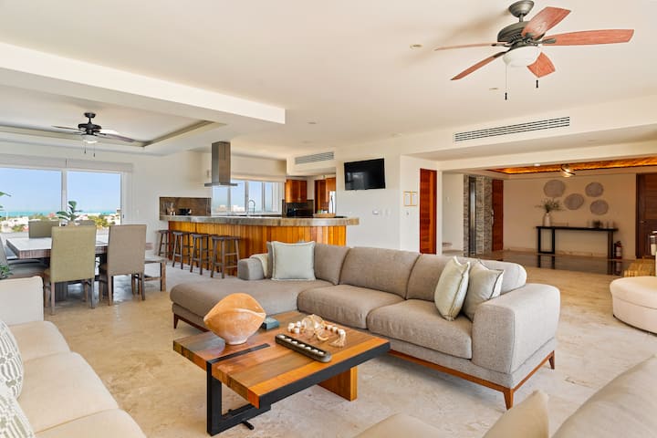 Penthouse 360° Sea Views | Private Rooftop Pool - Isla Mujeres