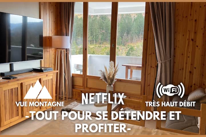 "Le Cocoon" Vue Montagne, 2 Balcons, Pied Station - La Bresse