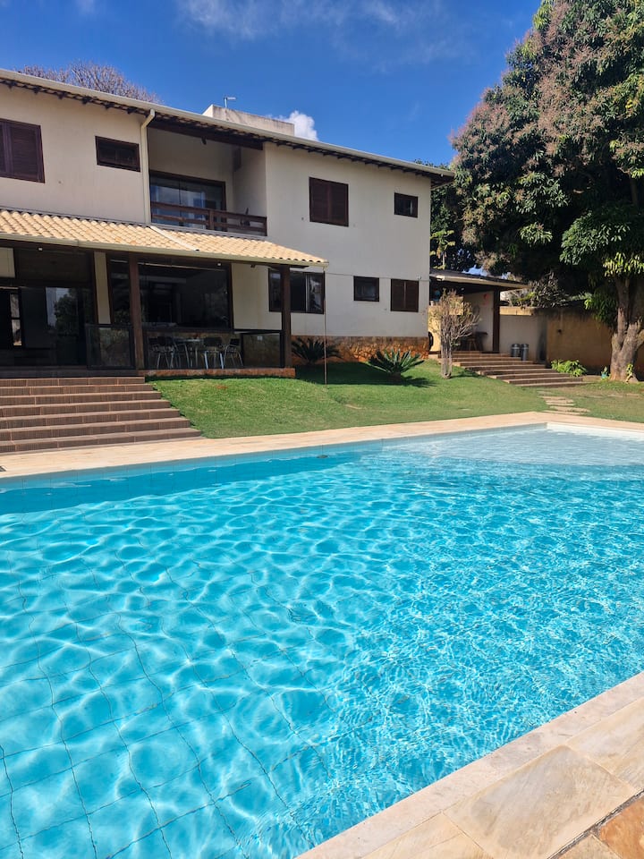Piscina Incrível, 6 Quartos A 16 Km Do Aeroporto. - Lagoa Santa