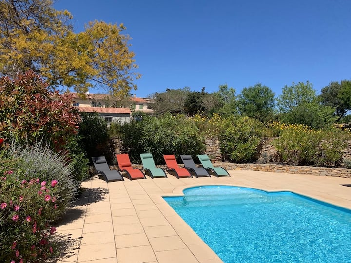 Villa 4* Climatisée, Piscine, Parking, Proche Mer. - La Ciotat