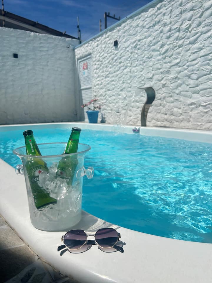 Flat C/temática Grega Na Praia De Aruana C/piscina - Aracaju