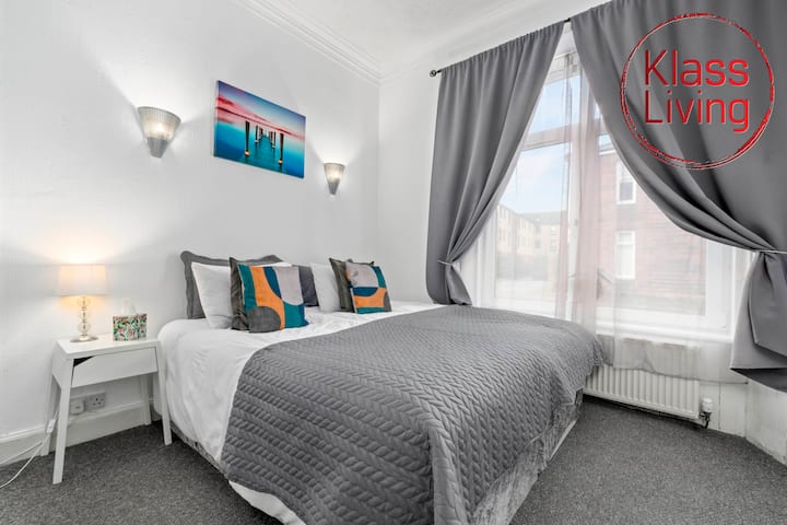 Elmbank Apt/ 1 Bedroom / Wifi / Parking/ 30% Off - Motherwell