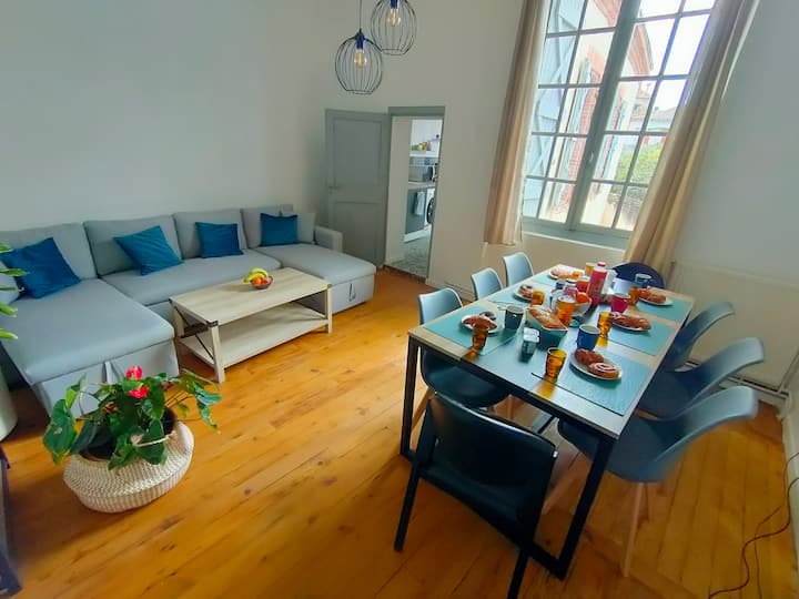 Chambre 5 Min Du Canal, Parking - Castelsarrasin