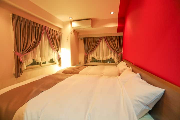 【11名まで】駅徒歩4分・最上階バルコニー・大須商店街すぐ - Nagoya