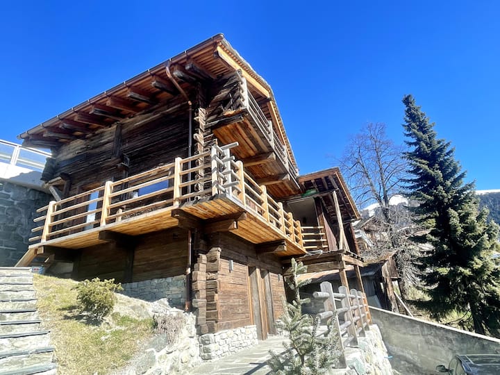 Chalet Au Calme à Verbier . 4 Chambres.superbe Vue - Verbier