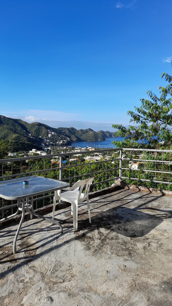 Cabin With Beautiful Ocean View In Taganga - Santa Marta