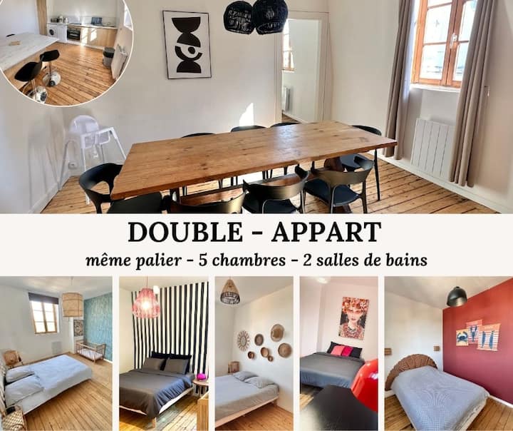 Double-appart ( 14 Pers ) Hypercentre Berck-plage - Pas-de-Calais