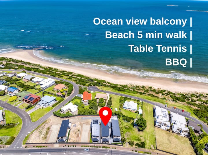 Ocean View Townhouse | 5 Min Walk To Beach | Bbq - Port Elliot