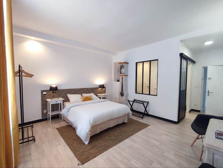 La Chambre Jaune - La Villa 33 - Chambre Privée - Argenton-sur-Creuse