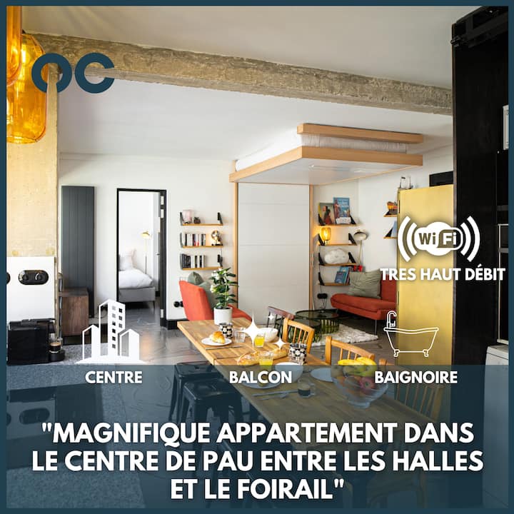 Le Carrère - Très Elégant Appartement Avec Balcon - Pau