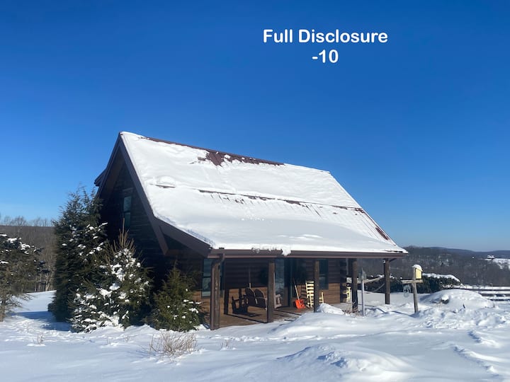 ‘Mountain View’ Country Log Cabin - Coopers Rock State Forest, Bruceton Mills